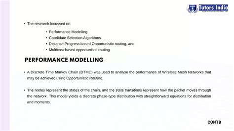 Future Research Directions On Opportunistic Routing In Wireless Mesh Networkspptx