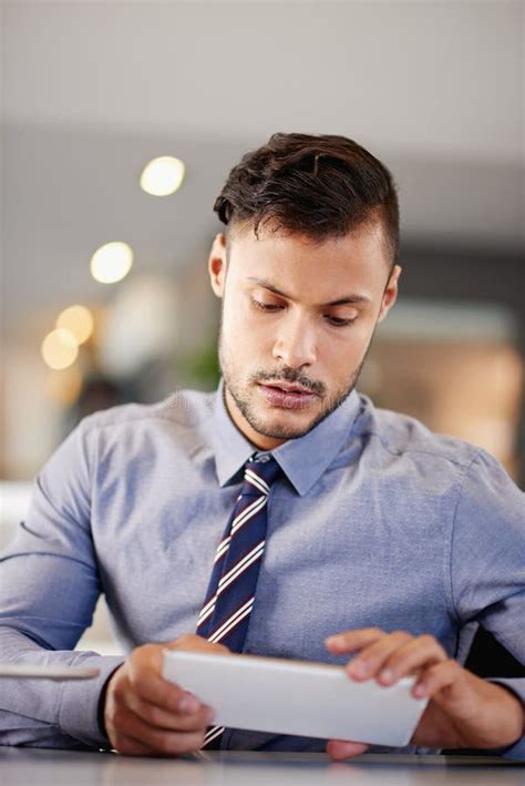 Finance Problem Solving And Tablet With Business Man In Office For Account Management Or