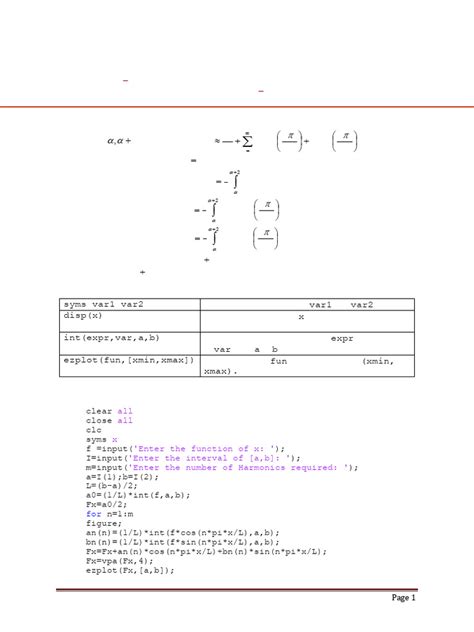 1 Fourier Series Of Periodic Functions 21 12 2024 Pdf Fourier