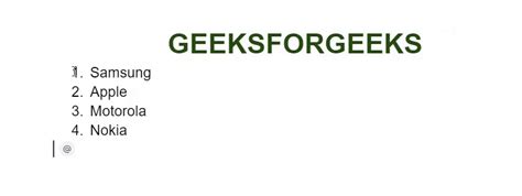 How To Add A Prefix Or Suffix To A Google Docs List GeeksforGeeks