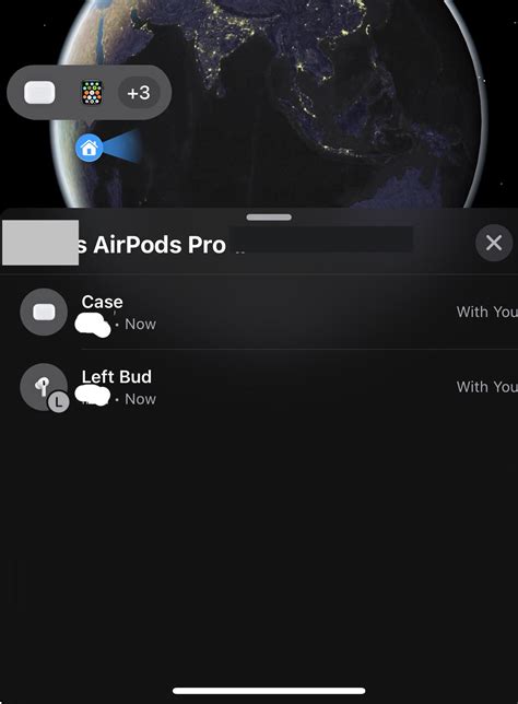 right bud not tracked find my r airpods
