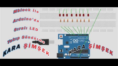 Mblock Ile Arduinoda Karaşimşek Led Uygulaması Youtube