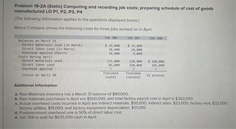 Solved Problem 19 2a Static Computing And Recording Job
