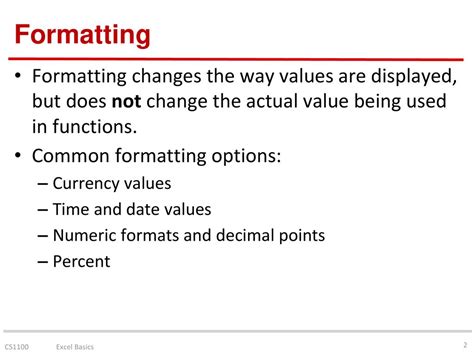 formatting vs rounding ppt download