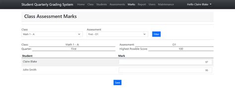 Student Quarterly Grading System Using Php And Sqlite Database Free