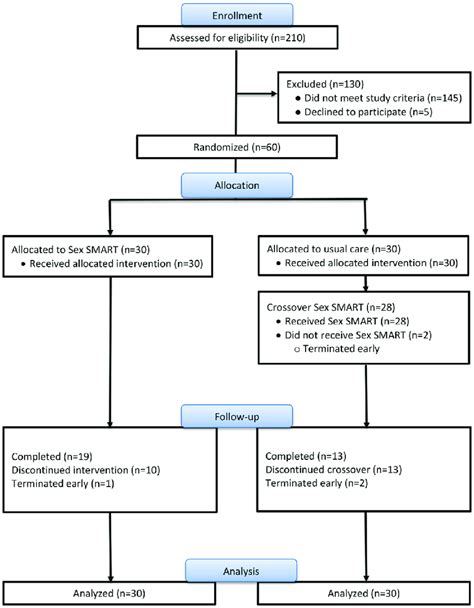 Study Flow Diagram Sex Smart Indicates Stress Management And
