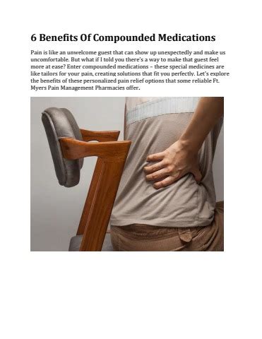 6 Benefits Of Compound 1