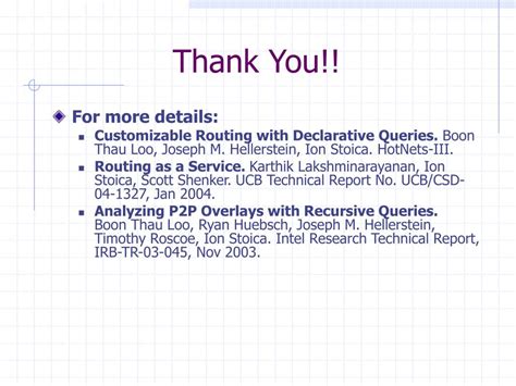 Ppt Customizable Routing With Declarative Queries Powerpoint