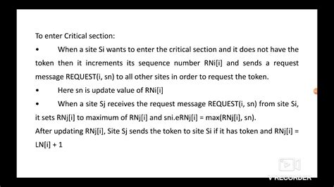 Suzuki Kasami Broadcast Algorithm Youtube