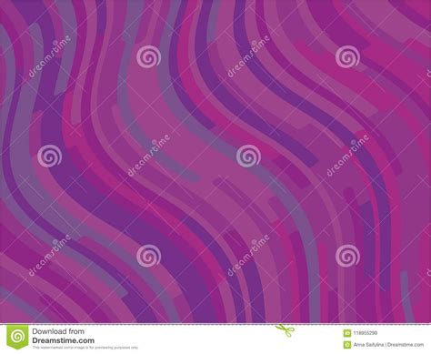 Abstract Pattern With Wave Lines Minimal Design Blue Violet Background Vector Illustration