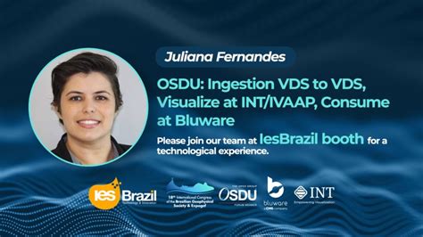 Int On Linkedin Sbgf2023 Datavisualization Osdu Geophysics Seismicinterpretation