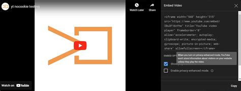 How To Embed YouTube Videos Without Cookies CamStreamer Support
