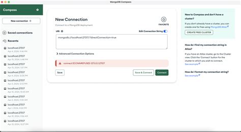 Mongodb Connection Refused Rmongodb
