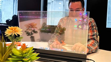 Lenovo Demos Laptop With Transparent Display The Gadgeteer