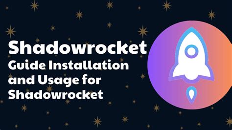 Shadowrocket Guide Installation And Usage For Shadowrocket