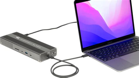 Owc Dock Thunderbolt 4 Go Dock For Mac And Windows Built In Power Supply