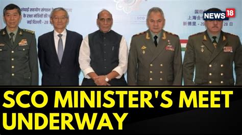 Shanghai Cooperation Organisation Sco Meet India China Sco Meet Underway Latest News News18