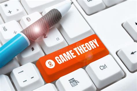 Writing Displaying Text Game Theory Business Idea Branch Of Mathematics Concerned With Analysis
