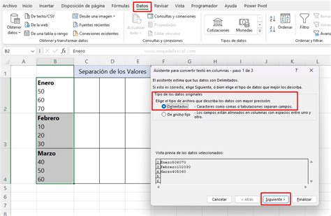 Texto A Columnas Con Ajuste De Texto En Excel Ninja Del Excel