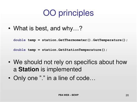 ppt object oriented design principles powerpoint presentation free