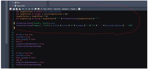solved i need some assistance writing a piece of code autodesk community
