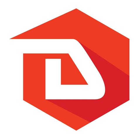 Letter D Inside Polygon Logo Design 25771186 Vector Art At Vecteezy