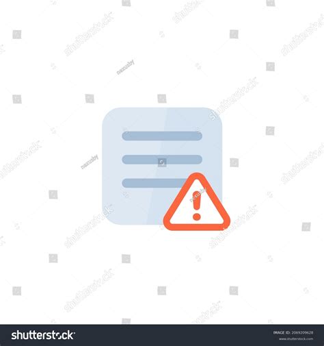 Error Report Failed Test Icon On Stock Vector Royalty Free 2069209628 Shutterstock