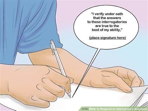 How To Respond To Interrogatory Questions With Pictures