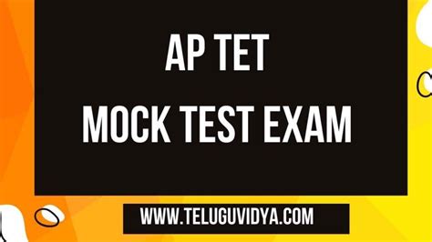 Tg Tet Official Mock Test Online Free 2025 In Telugu For Paper 1