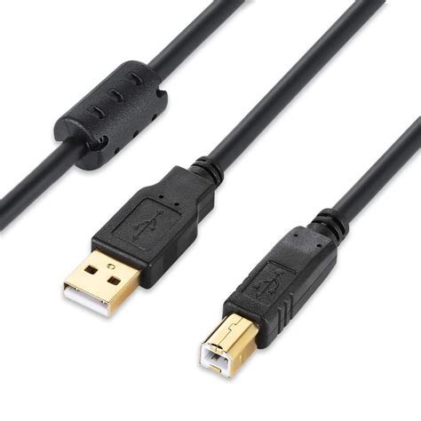 XBOHJOE USB 2 0 Printer Cable 25 FT USB Printer Cable Type A Male To B Male Printer Scanner Cord