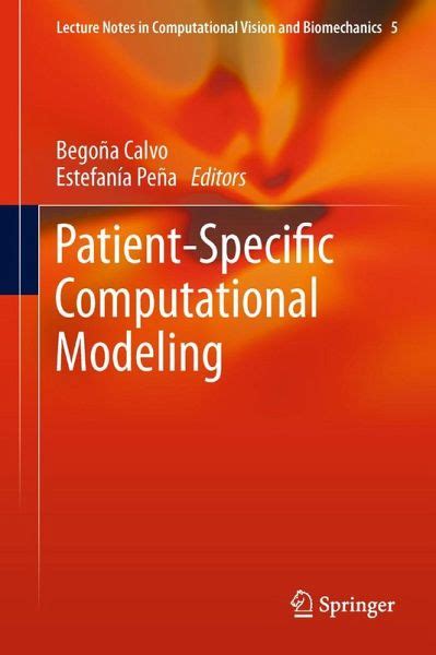 patient specific computational modeling fachbuch bücher de