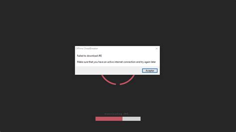 Failed To Download The Jre While I Have An Active Internet Connection · Issue 32
