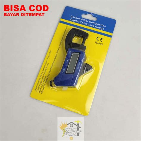 Carbon Fiber Digital Thickness Caliper Micrometer Gauge Alat Ukur Ketebalan Digital Micrometer