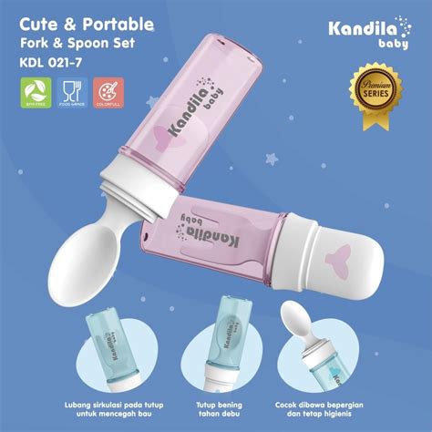 Jual Kandila Kdl 021 7 Cute Portable Fork Spoon Shopee Indonesia