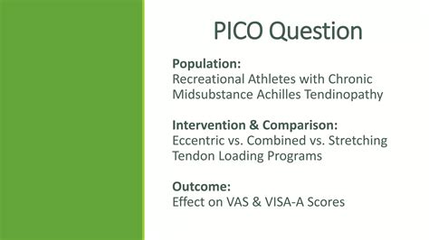 Review Of Most Effective Tendon Loading Regimen For Treatment Of Non
