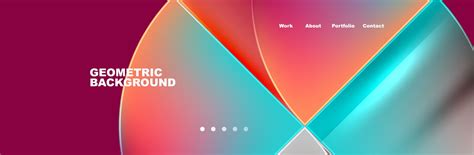 A Yellow Triangle On Electric Blue With Violet Vector Image