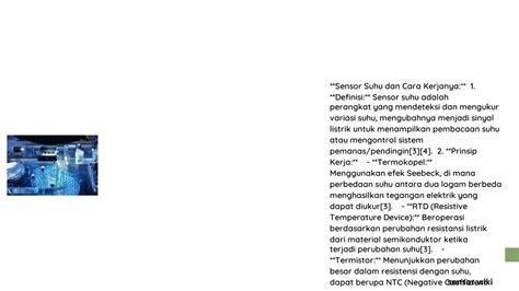 Sensor Suhu Dan Cara Kerjanya Panduan Komprehensif Untuk Pemahaman