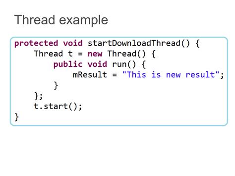 Android Thread Handler And Asynctask Ppt