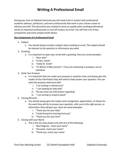 30 Professional Email Examples And Format Templates Templatelab