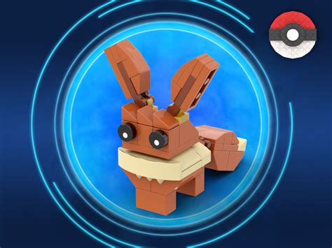 Lego Moc Eevee Pokemon By Agilinzzz Rebrickable Build With Lego