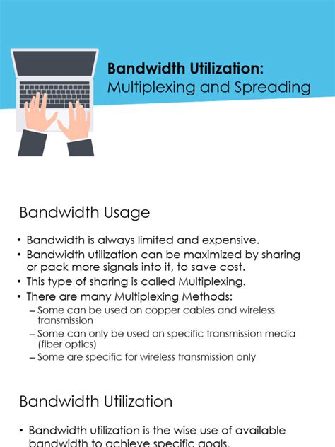 Lu 5 Bandwidth Utilization Multiplexing And Spreadingv2 Mcs Pdf Multiplexing Wavelength