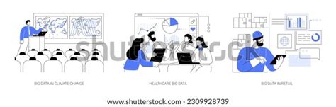 Applications Big Data Abstract Concept Vector Stock Vector Royalty