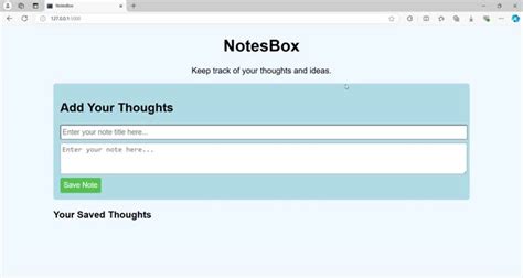 Ayesha Begum On Linkedin Flask Webdevelopment Webapp Notetakingapp Python Html Css