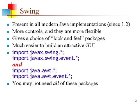 Java Gui Building With Swing Awt Abstract Window
