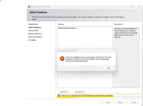 Uninstall error - I'm about to go insane, please help :) : r/SQLServer