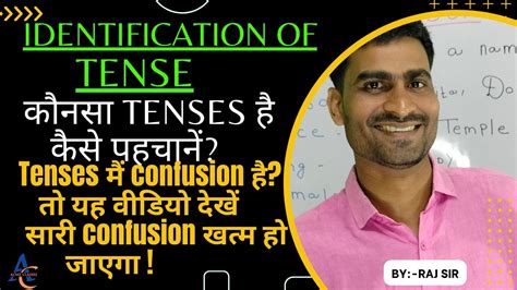 Identification Of Tenses Tense In English Grammar With Examples Present Past Future Tense