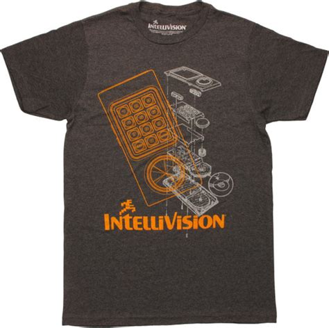 Intellivision Controller Schematic T Shirt