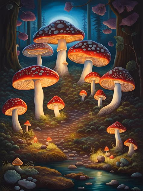 Ai产生的 蘑菇 森林 Pixabay上的免费图片 Pixabay