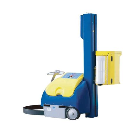 New Condition Automatic Robot Pallet Wrapping Machine Self Propelled