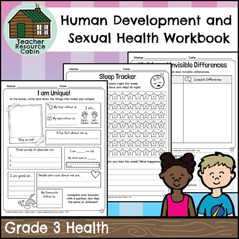 Human Development And Sexual Health Workbook Grade 3 Health Teacher